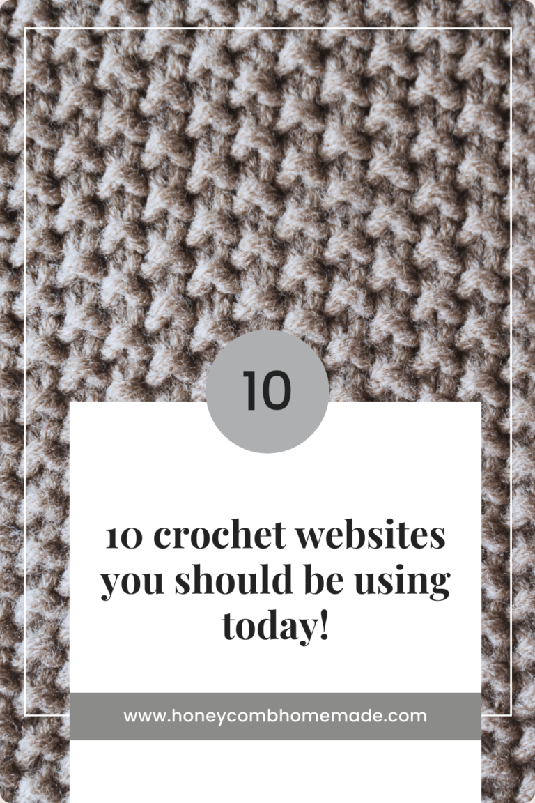 10 Crochet Websites you Need to be using now! - Honeycomb Homemade